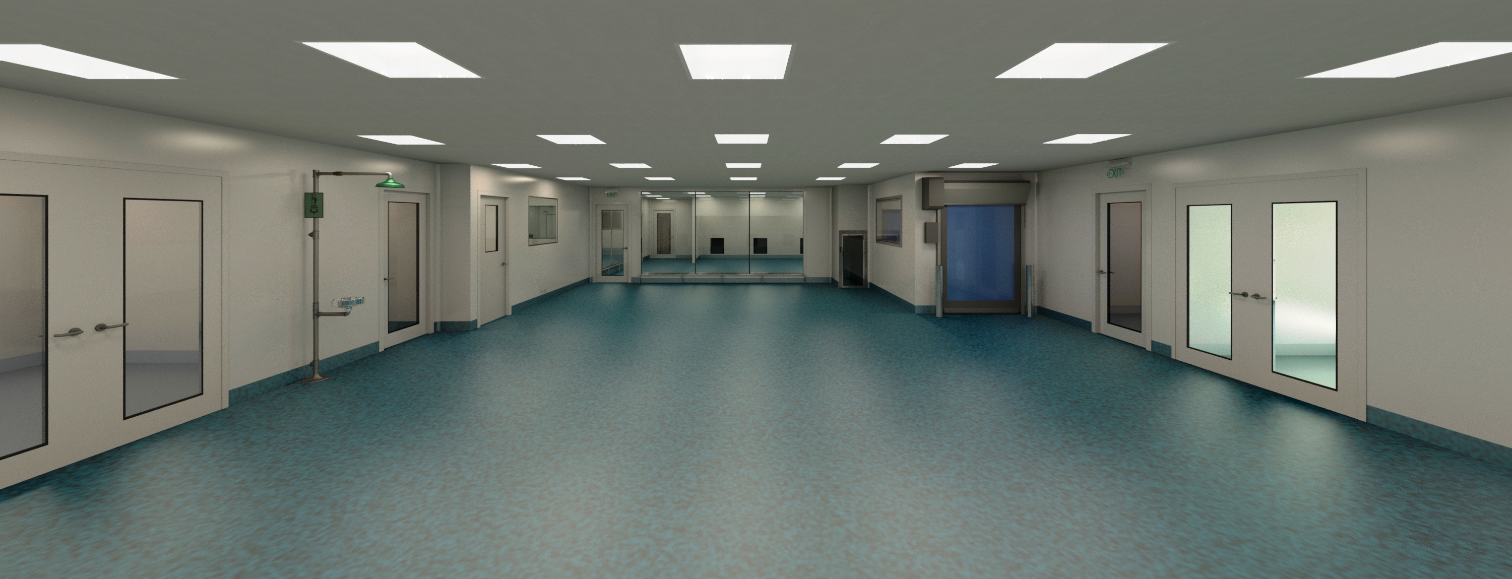 3d Revit Drawing - FBJ Cool Rooms, Spray Booths and Maintenance